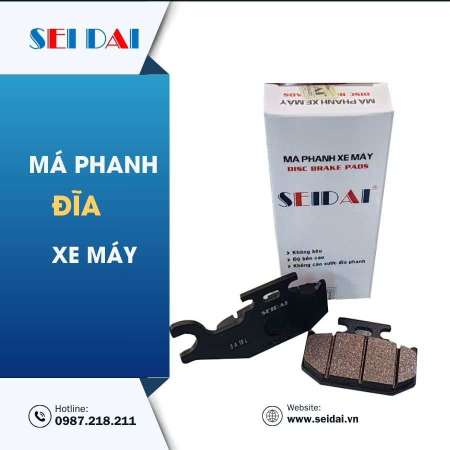 Má Phanh đĩa Xe máy - Má phanh Seidai